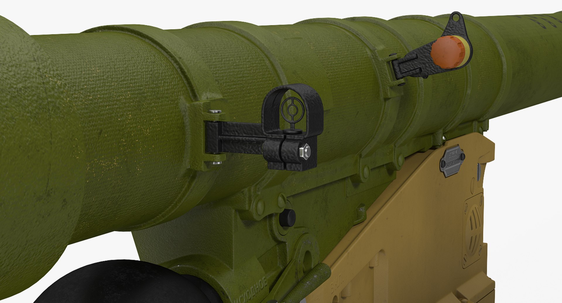 3d Sa-18 Grouse Launcher Missile Model