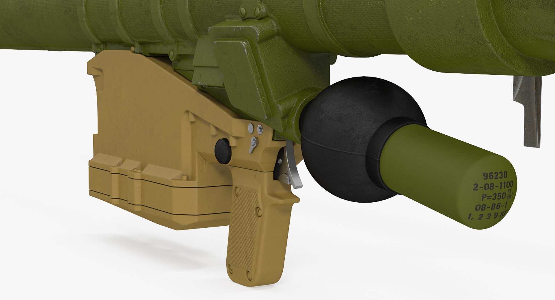 3d sa-18 grouse launcher missile model