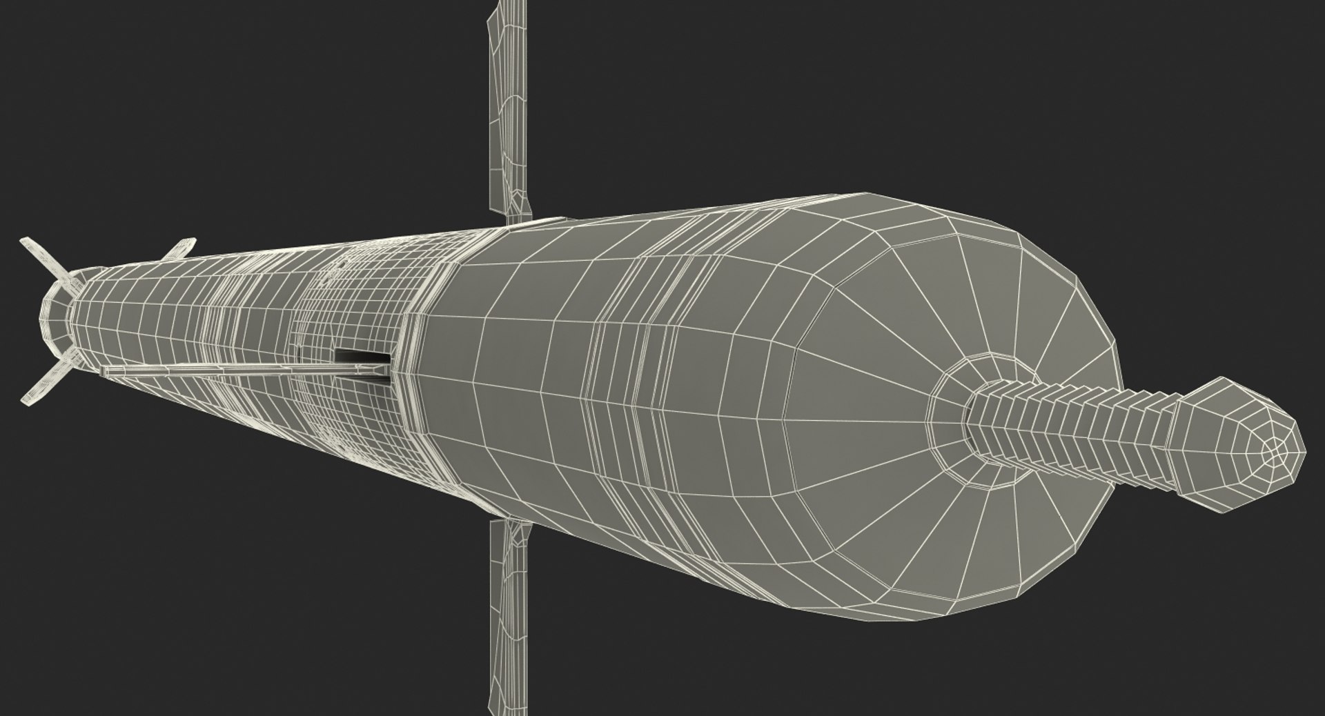 3d Sa-18 Grouse Launcher Missile Model