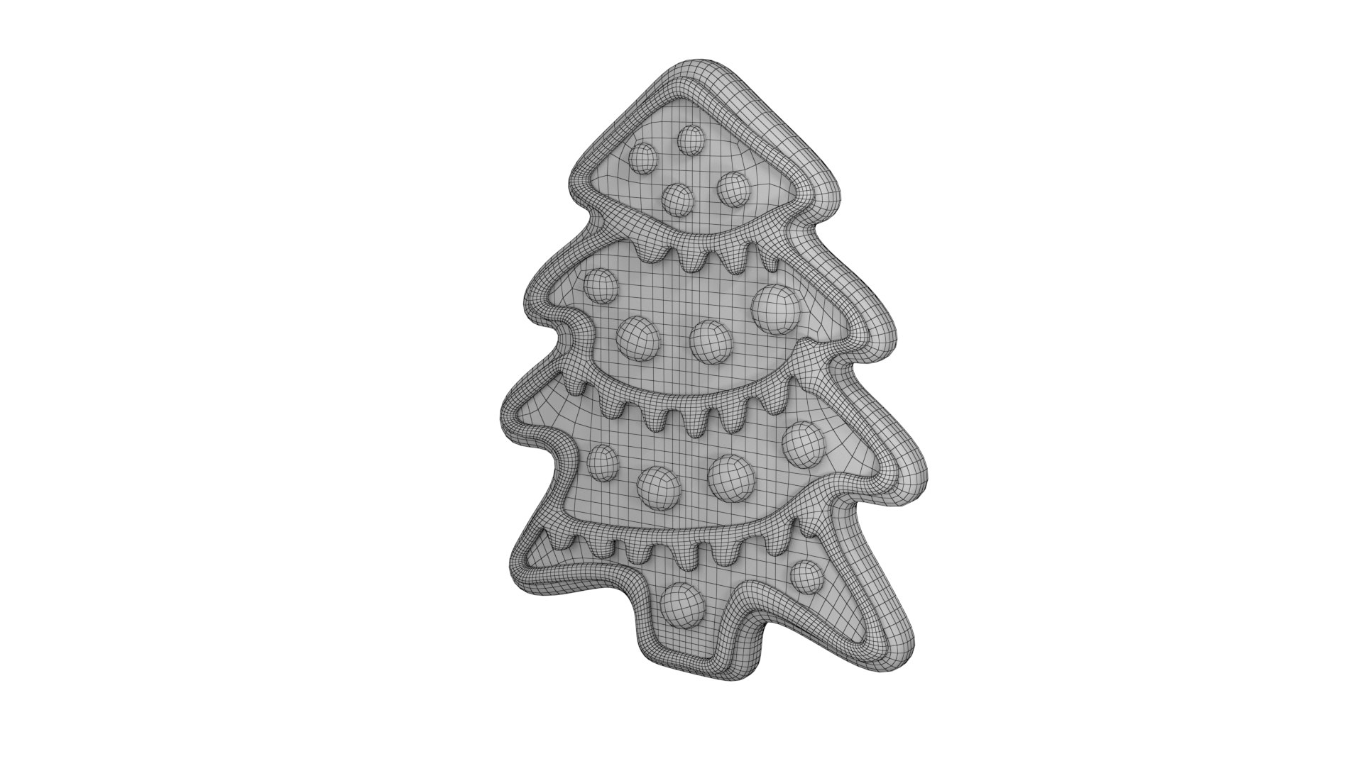 3D Gingerbread christmas tree - TurboSquid 1778389