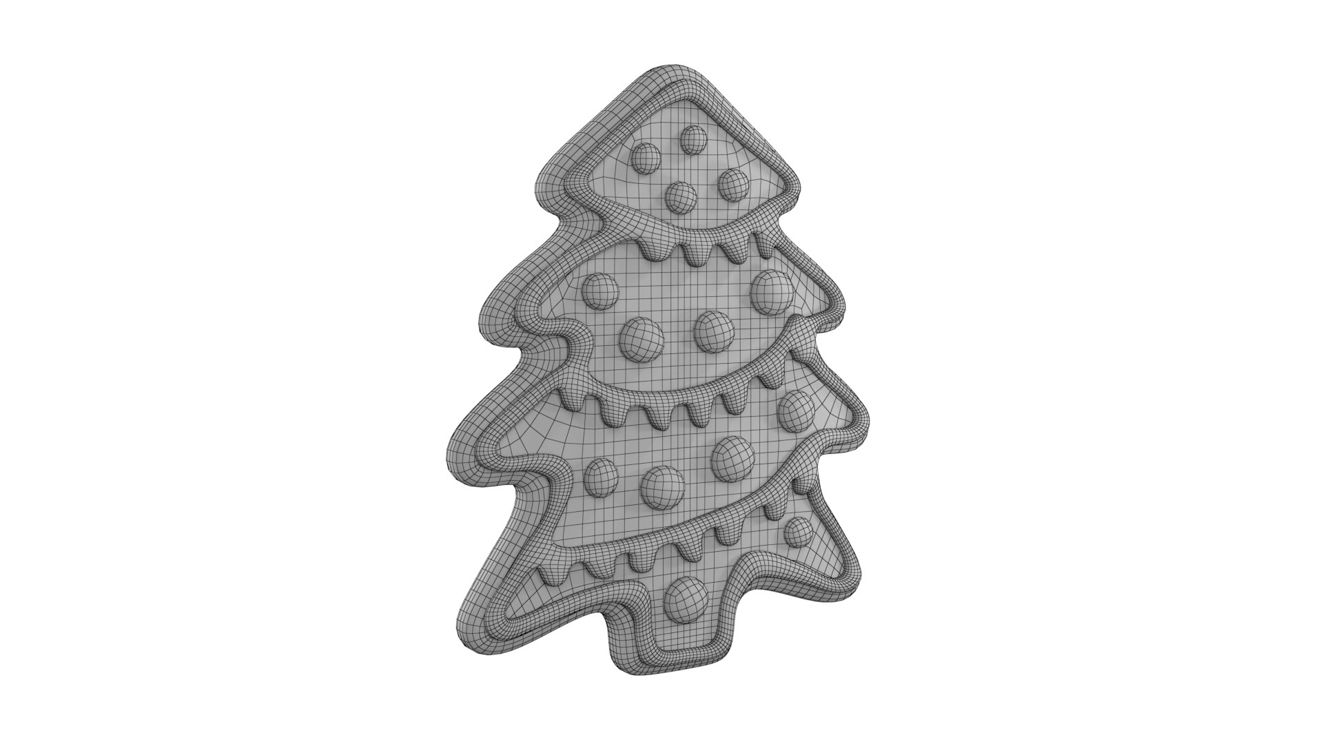 3D Gingerbread christmas tree - TurboSquid 1778389