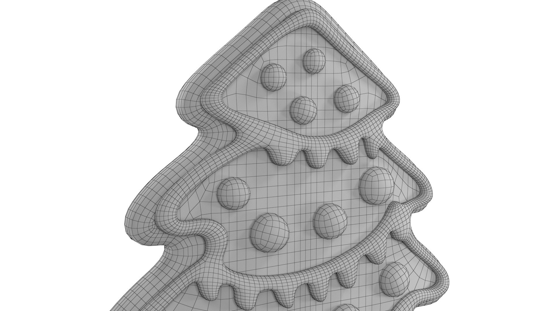 3D Gingerbread christmas tree - TurboSquid 1778389