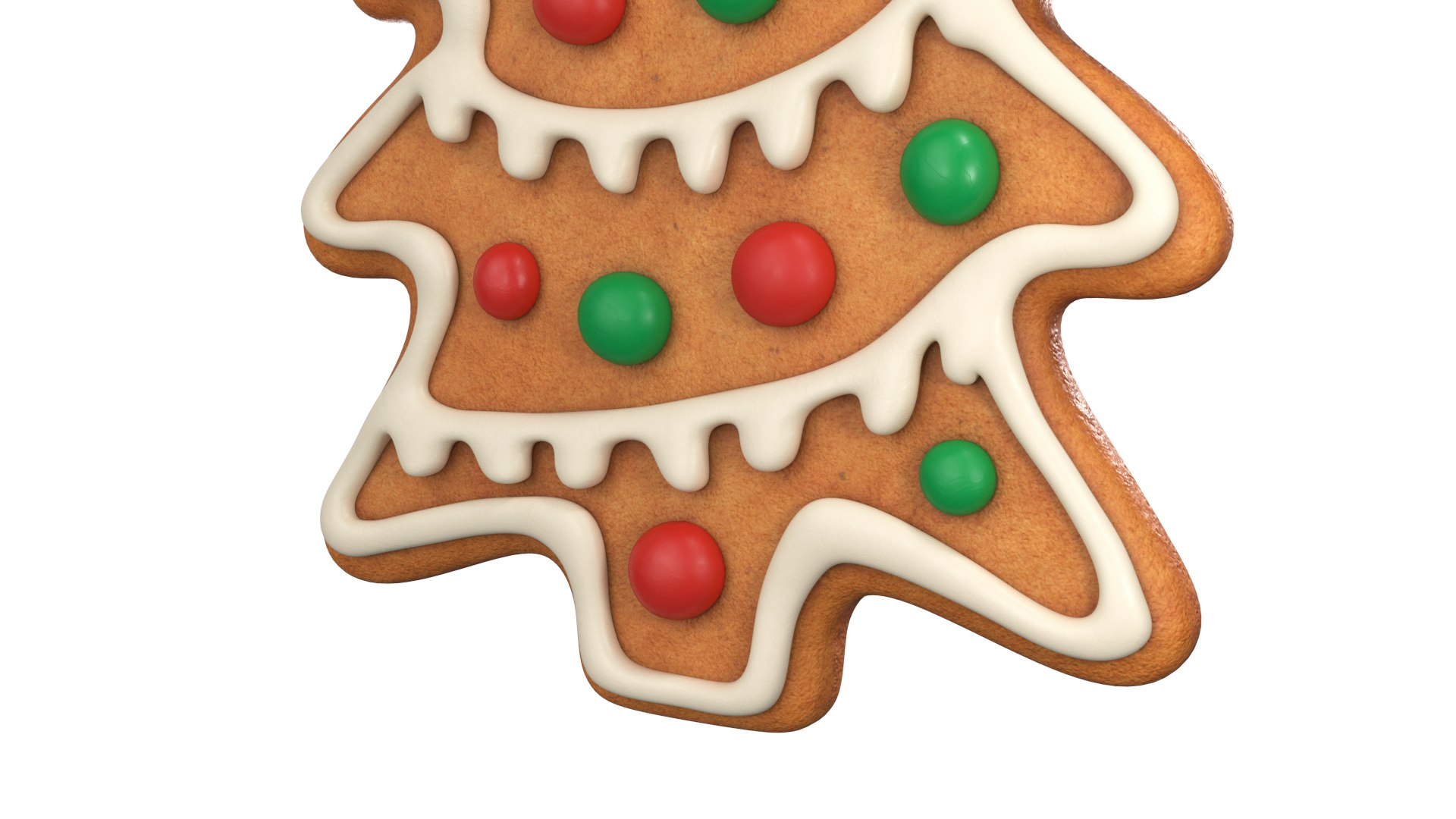 3D Gingerbread christmas tree - TurboSquid 1778389