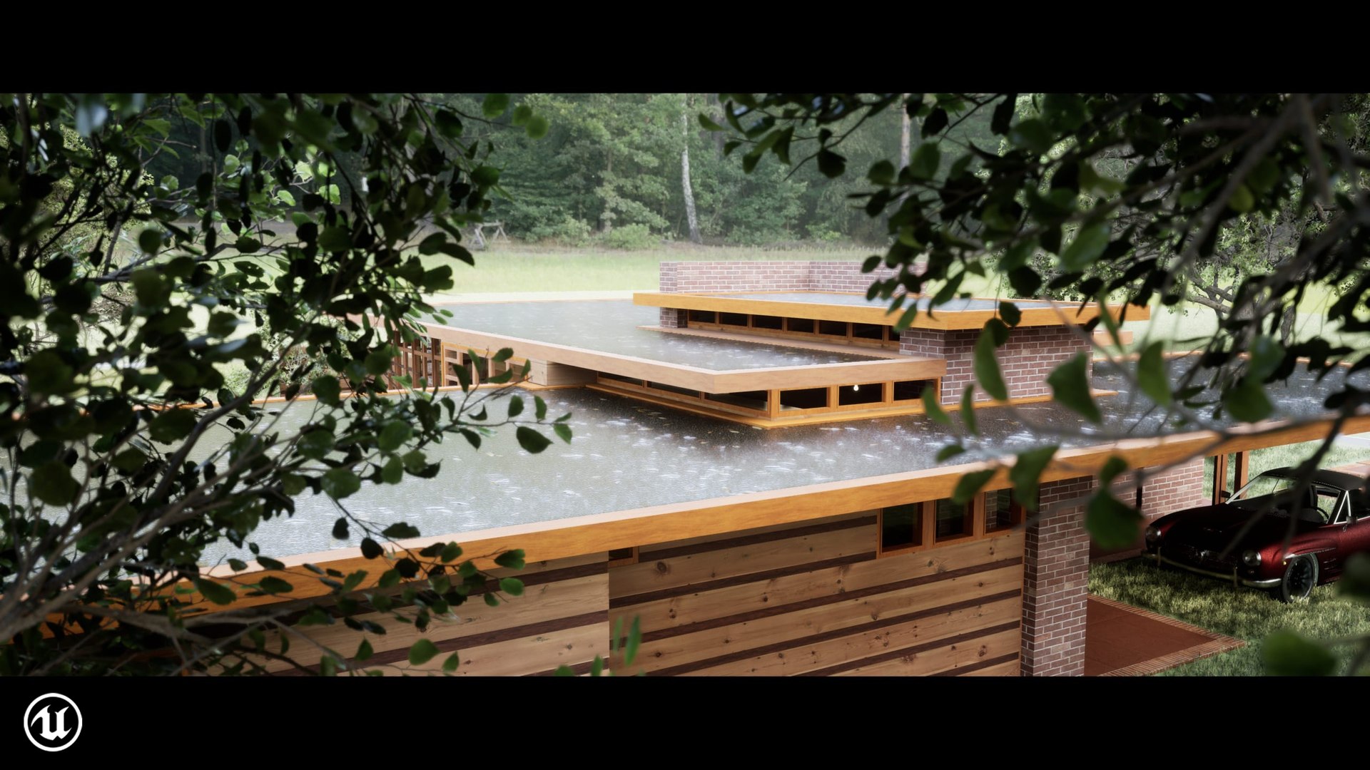 Jacobs House - Wright - The First Usonian Home Model - TurboSquid 2148803