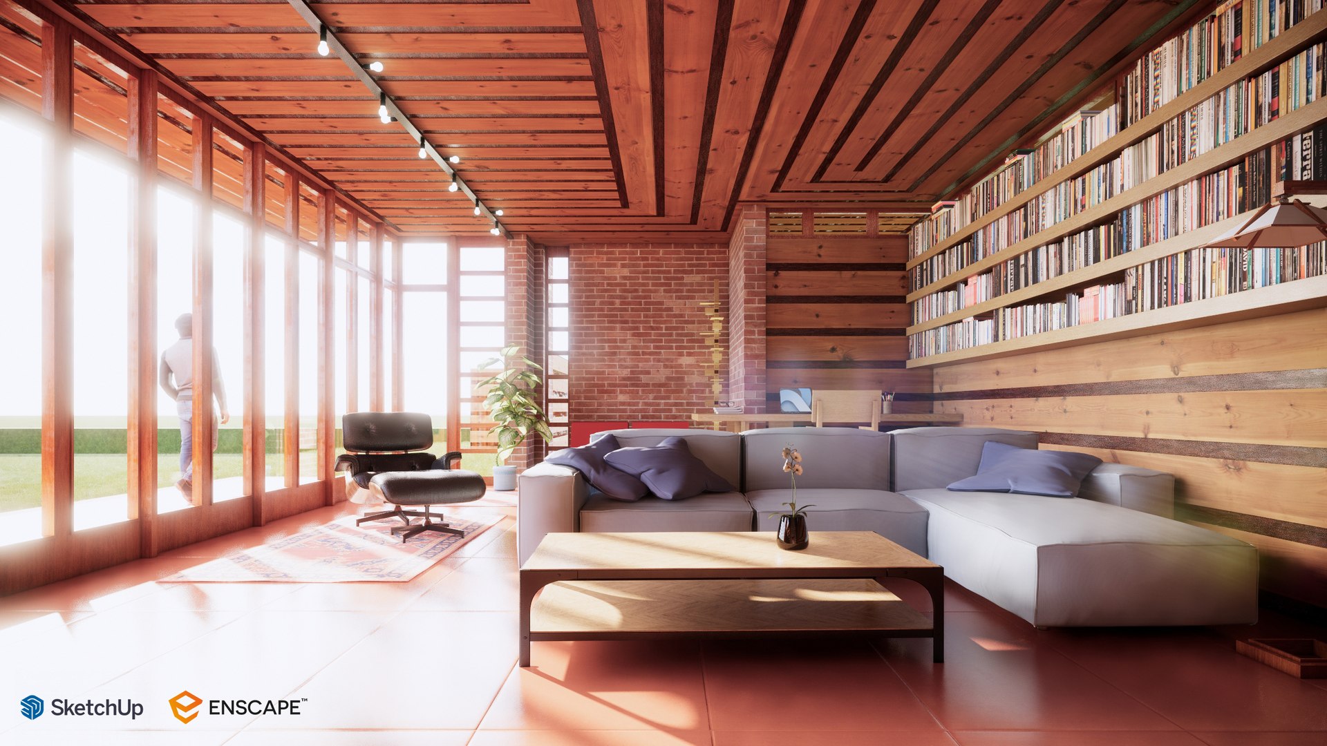 Jacobs House - Wright - The First Usonian Home Model - TurboSquid 2148803