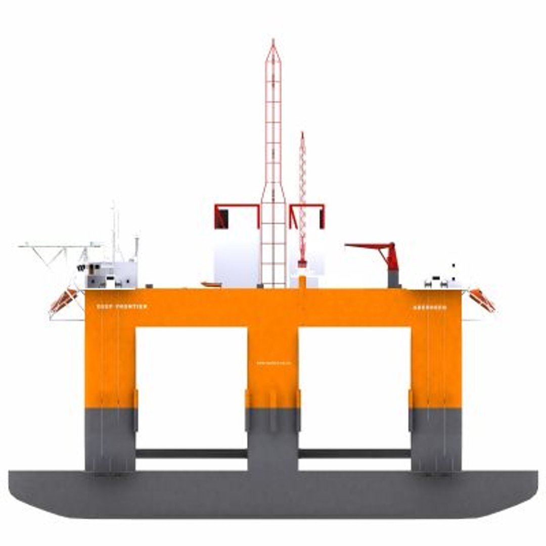 3d Semi Submersible Oil Sub