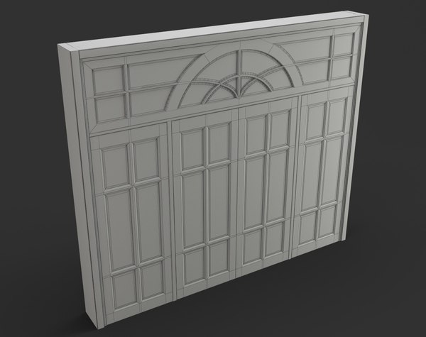 large door 3d max