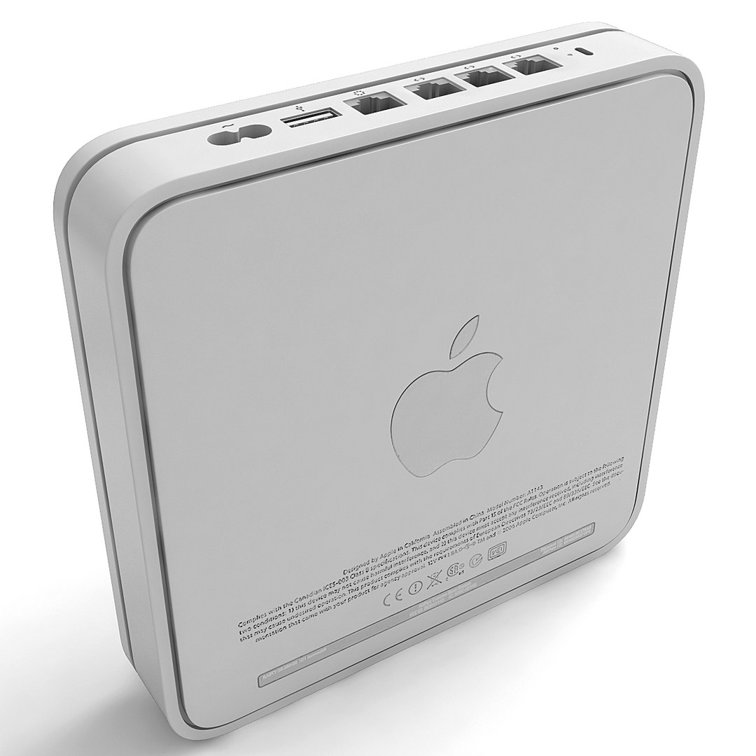 3d model apple time capsule