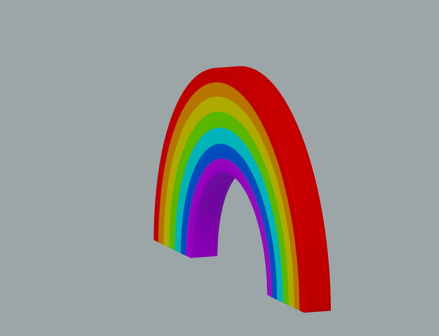 Rainbow 3D Model - TurboSquid 2045095