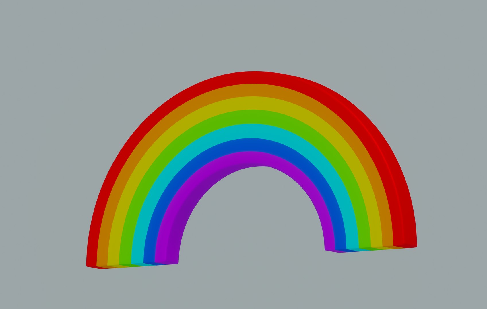 Rainbow 3D Model - TurboSquid 2045095