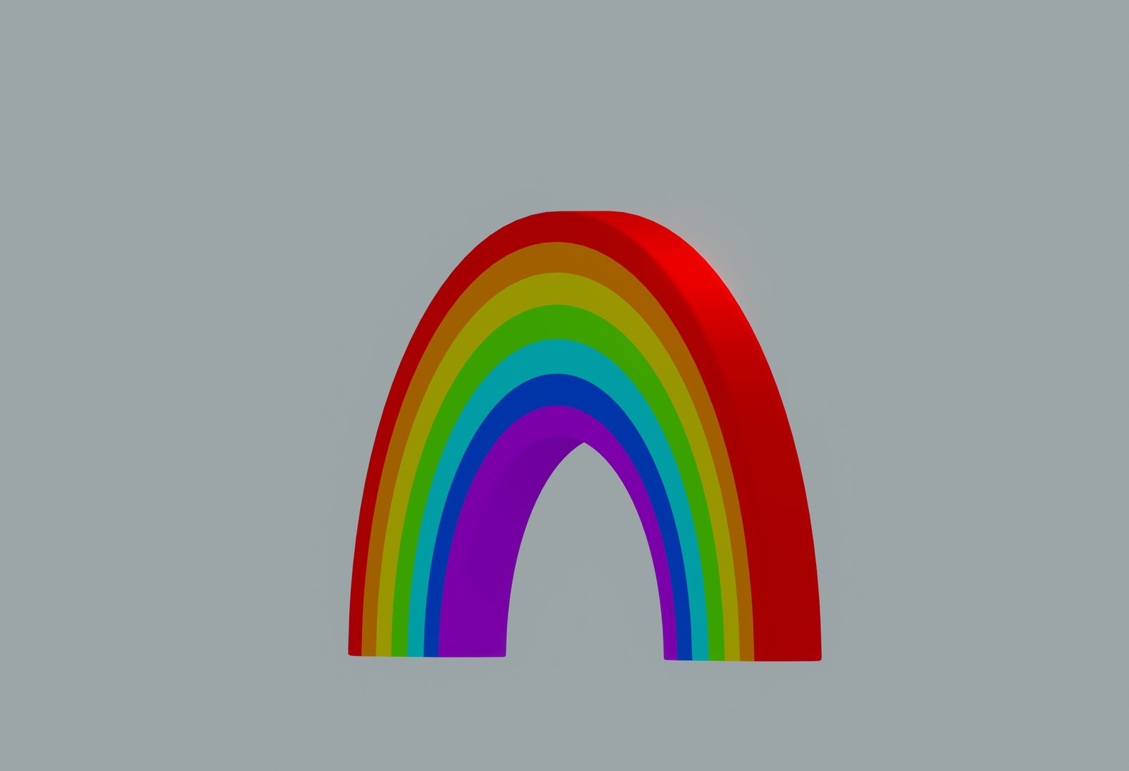 Rainbow 3D Model - TurboSquid 2045095