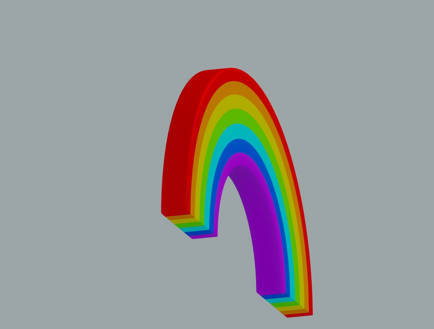 Rainbow 3D Model - TurboSquid 2045095