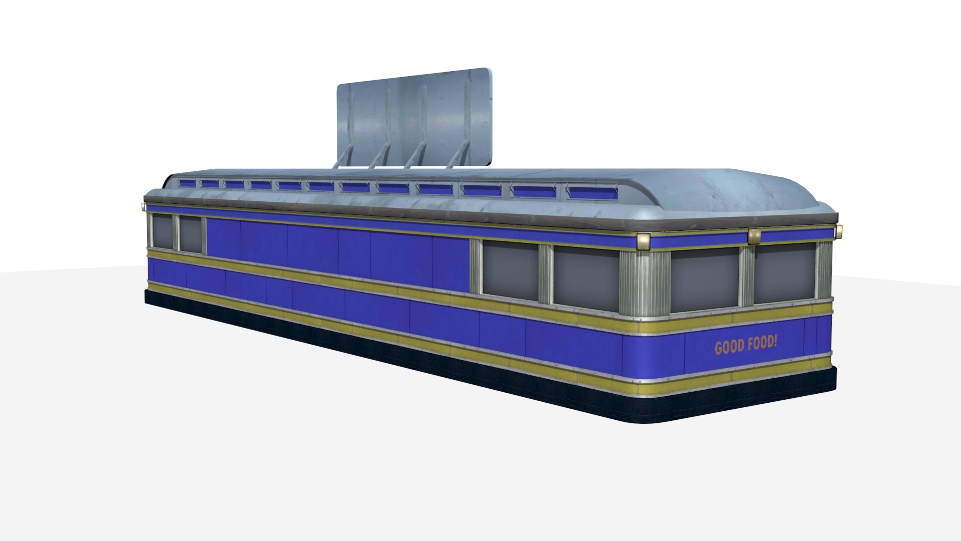 3D Old Dining Model - TurboSquid 2286700