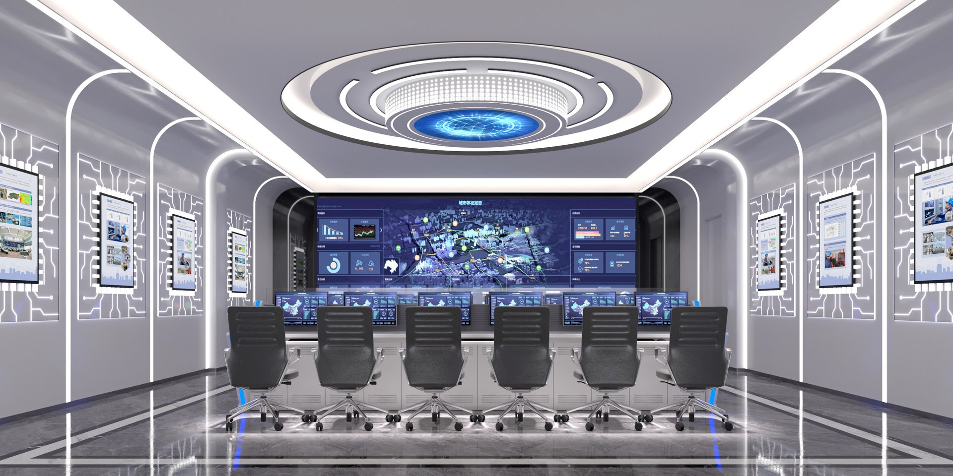 modelo 3d control room - TurboSquid 2025472