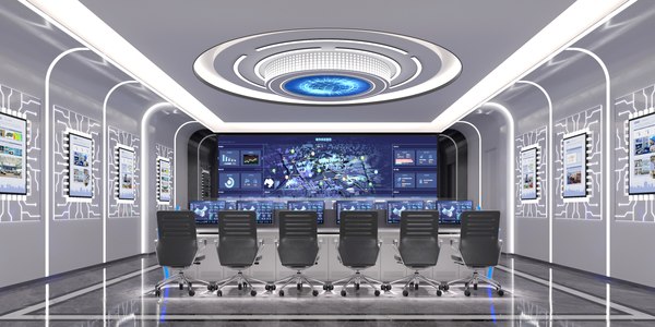 control room Modelo 3D - TurboSquid 2025472