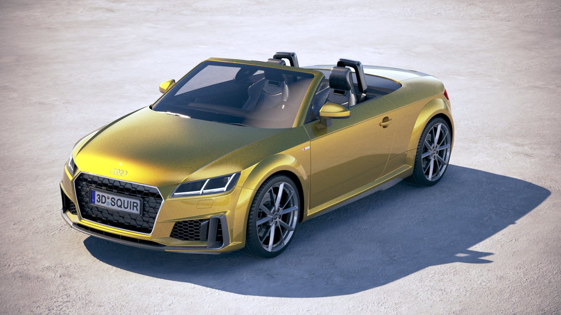 Audi Tt Roadster Model - TurboSquid 1323408
