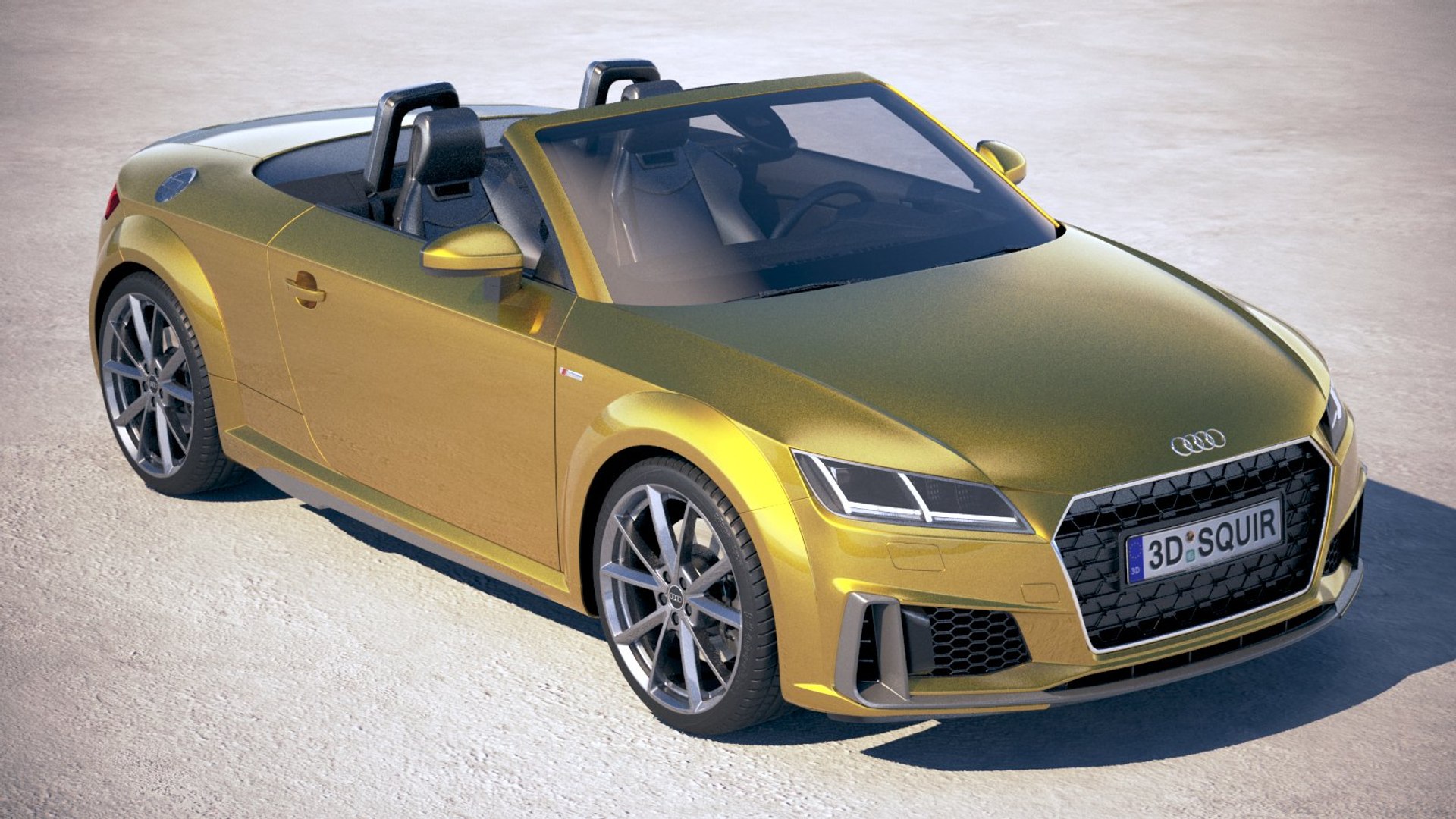 Audi Tt Roadster Model - TurboSquid 1323408