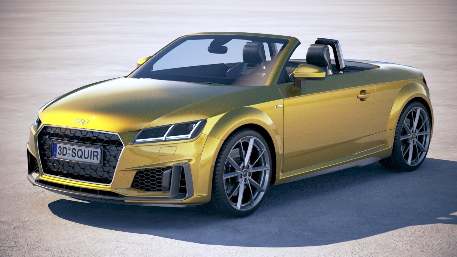 Audi Tt Roadster Model - TurboSquid 1323408