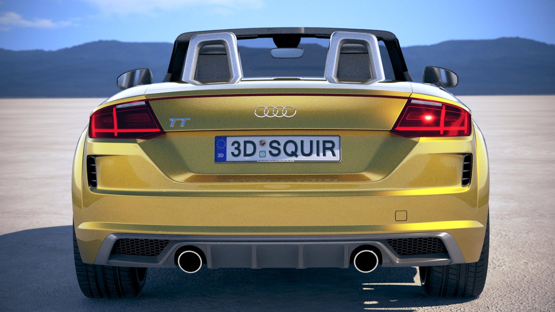 Audi Tt Roadster Model - TurboSquid 1323408