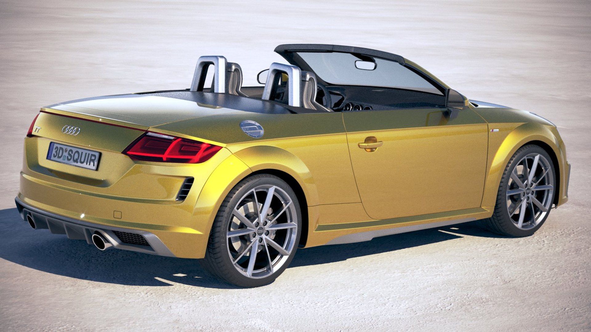 Audi Tt Roadster Model - TurboSquid 1323408