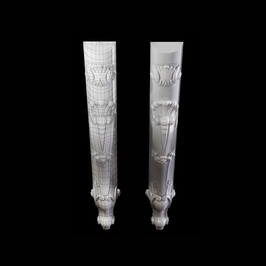 3D Classic Leg 028 - TurboSquid 1752850