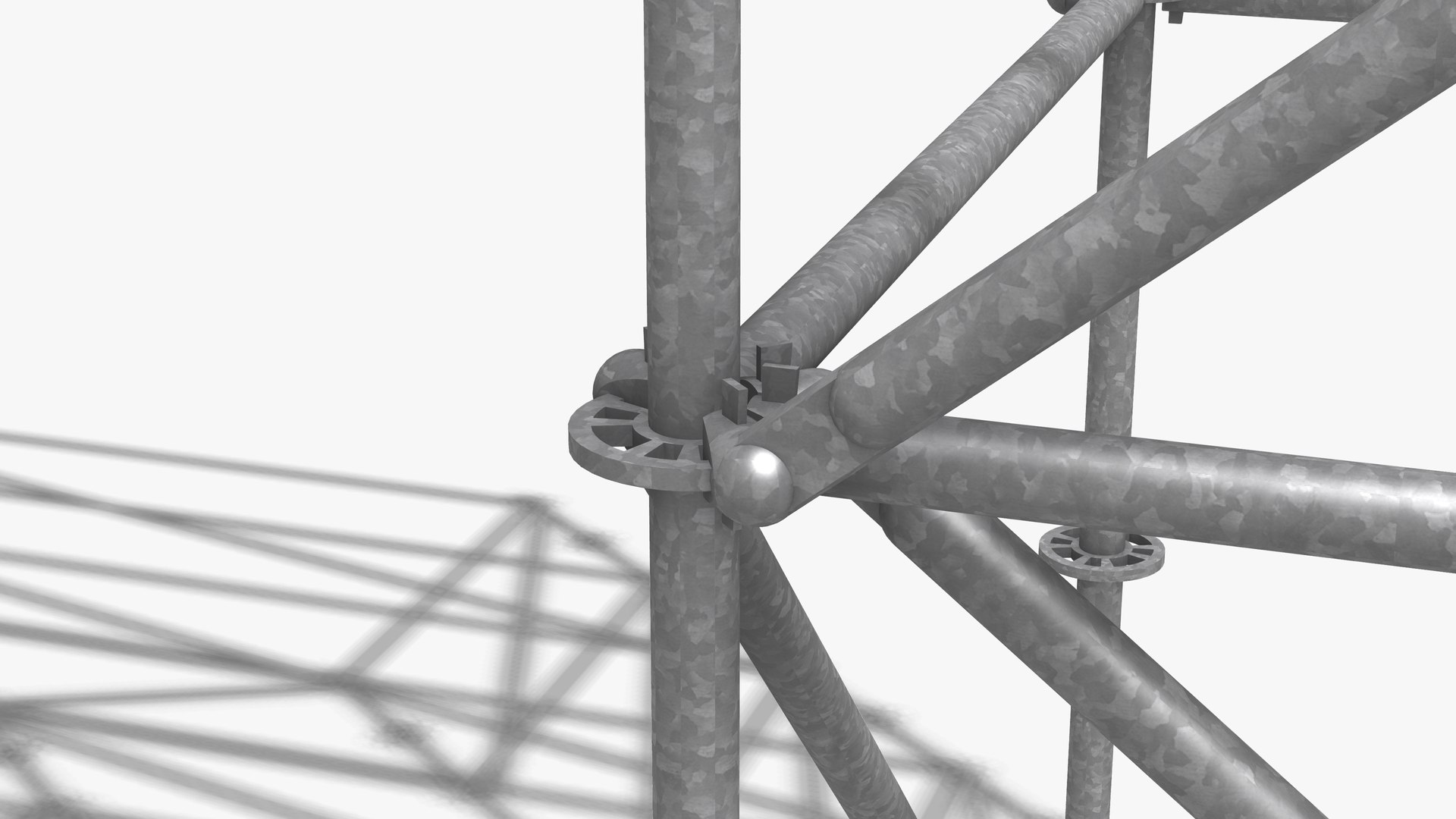 3D Scaffold Tall Tower - Layher Multidirectional Scaffolding ...