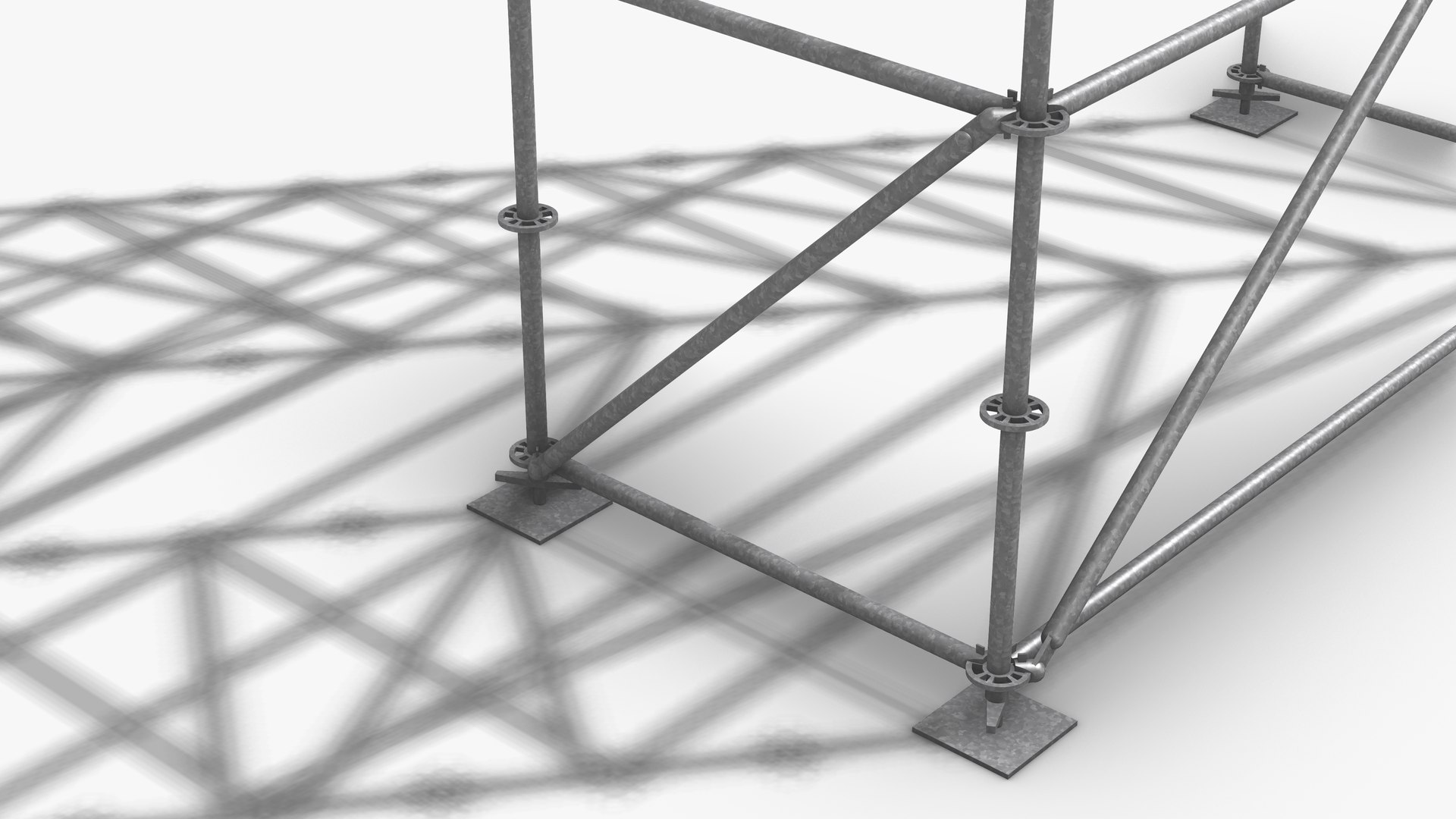 3D Scaffold Tall Tower - Layher Multidirectional Scaffolding ...