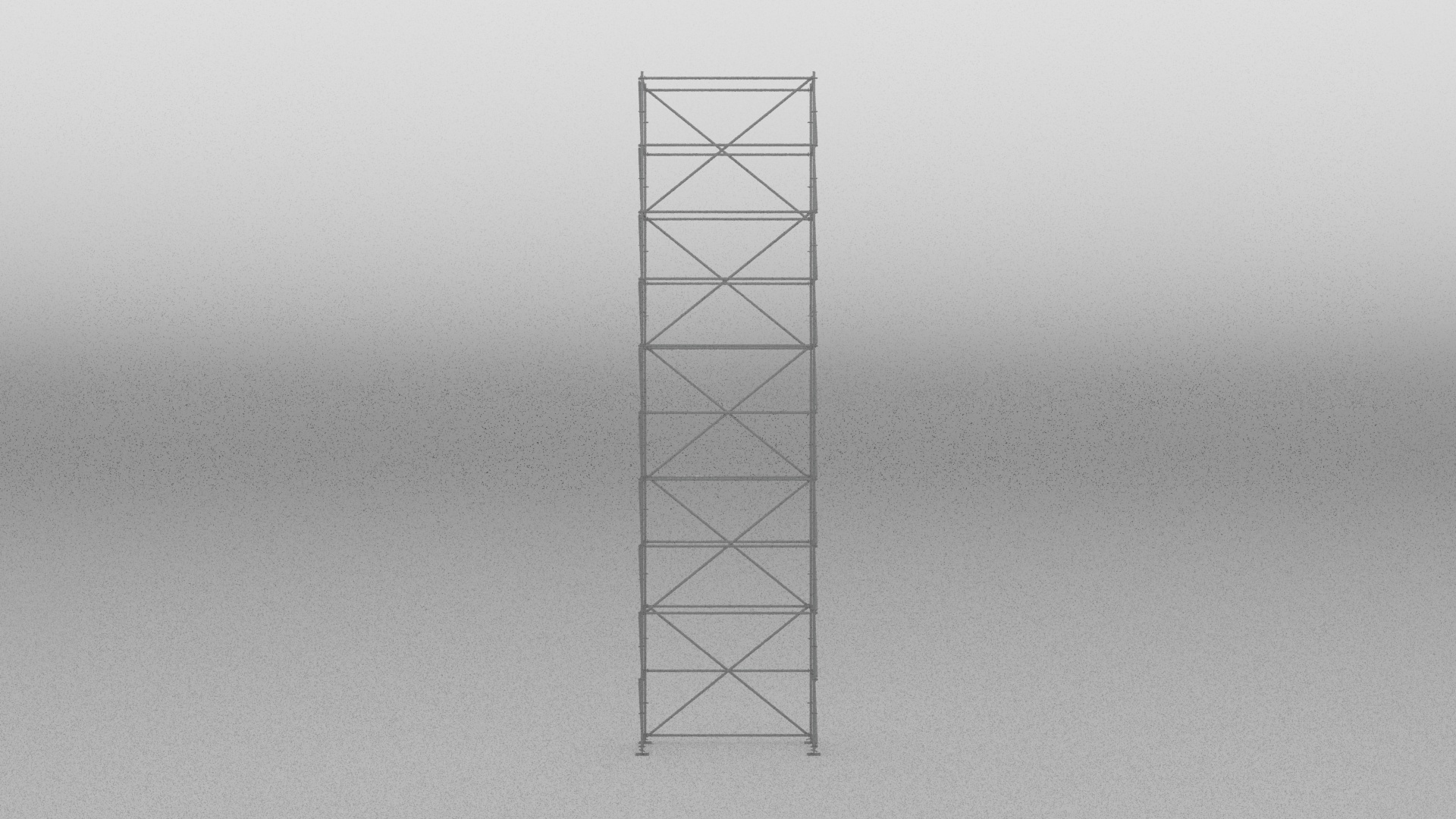 3D Scaffold Tall Tower - Layher Multidirectional Scaffolding ...
