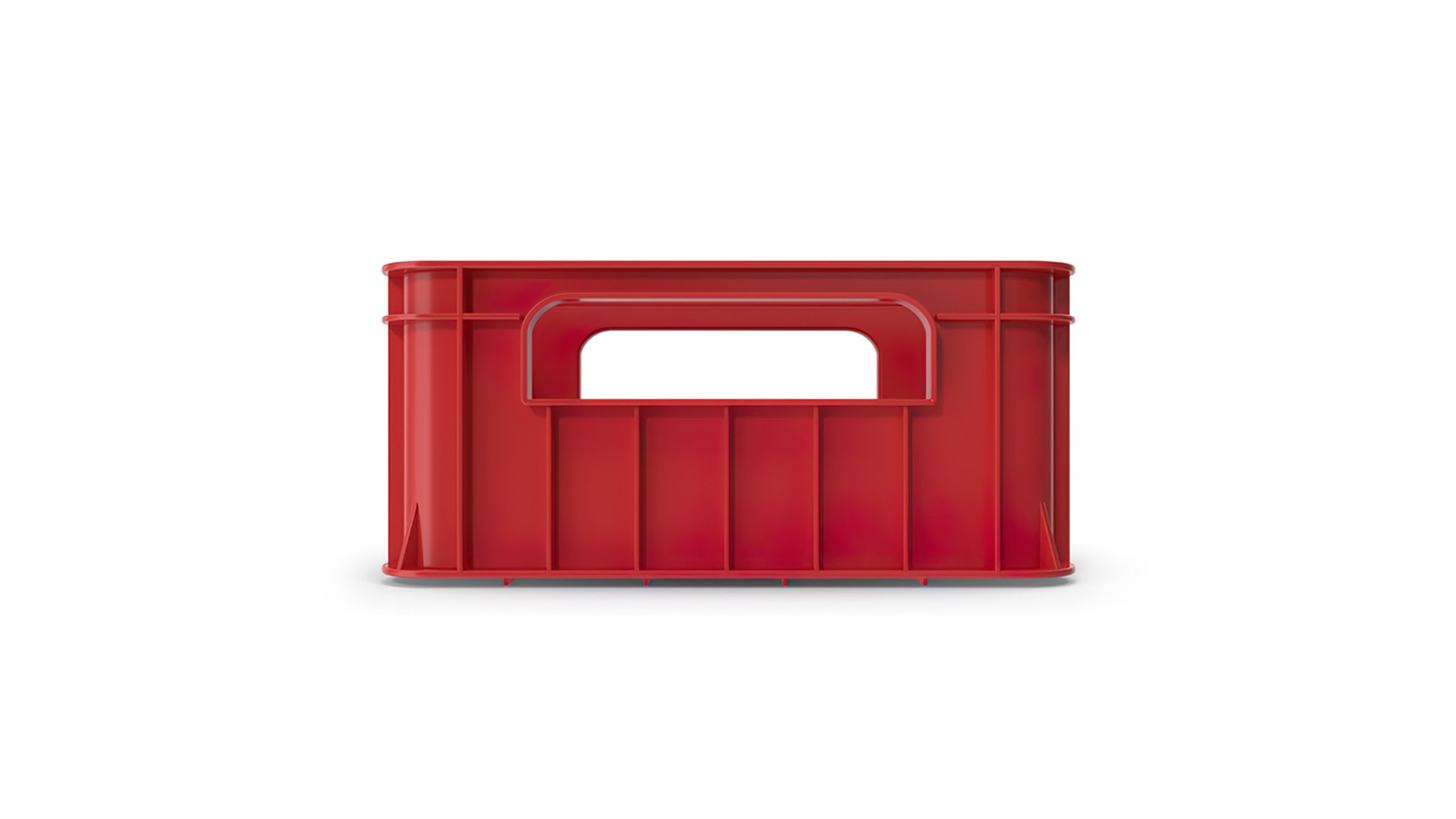 Red Plastic Crate 3D model - TurboSquid 2167626