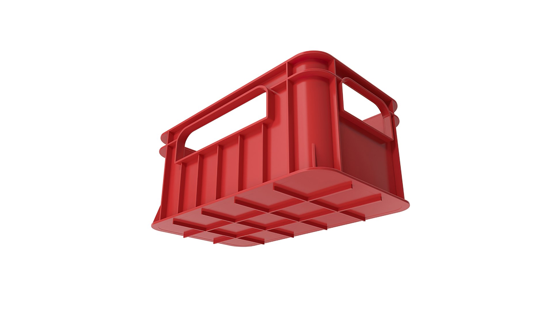 Red Plastic Crate 3D model - TurboSquid 2167626