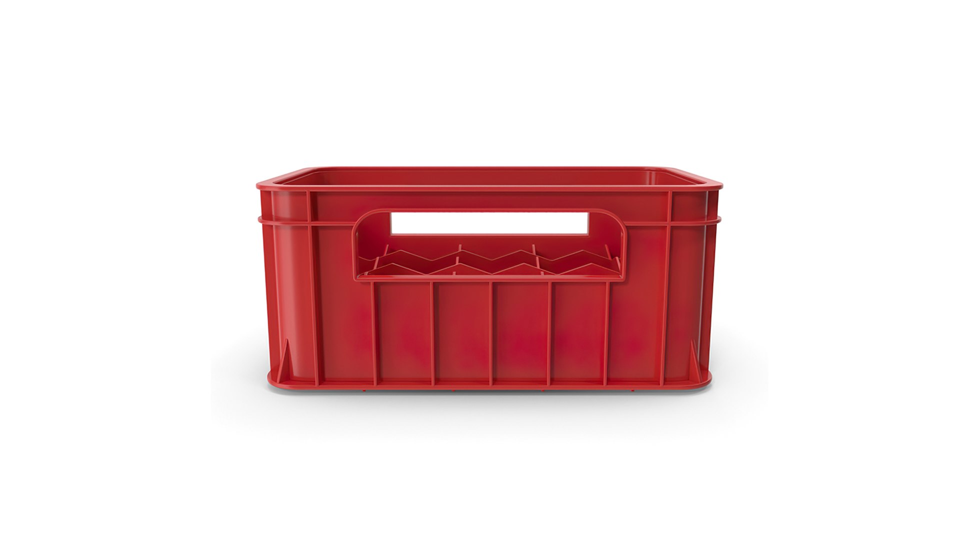 Red Plastic Crate 3D model - TurboSquid 2167626