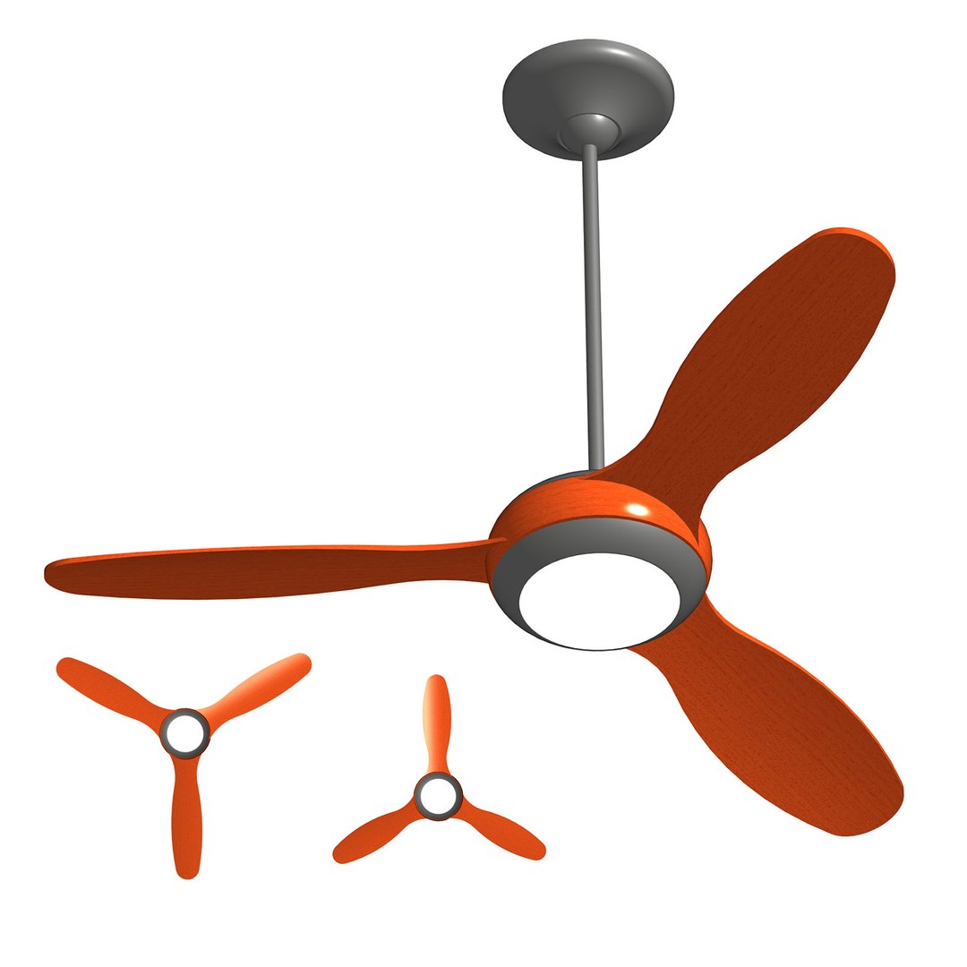 Ceiling fan 3D model - TurboSquid 1399349