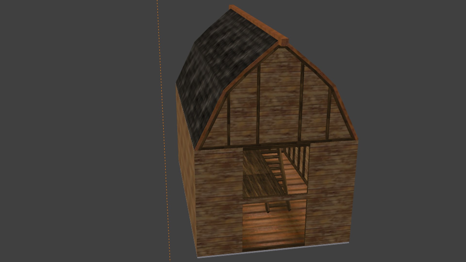 simple barn 3d x