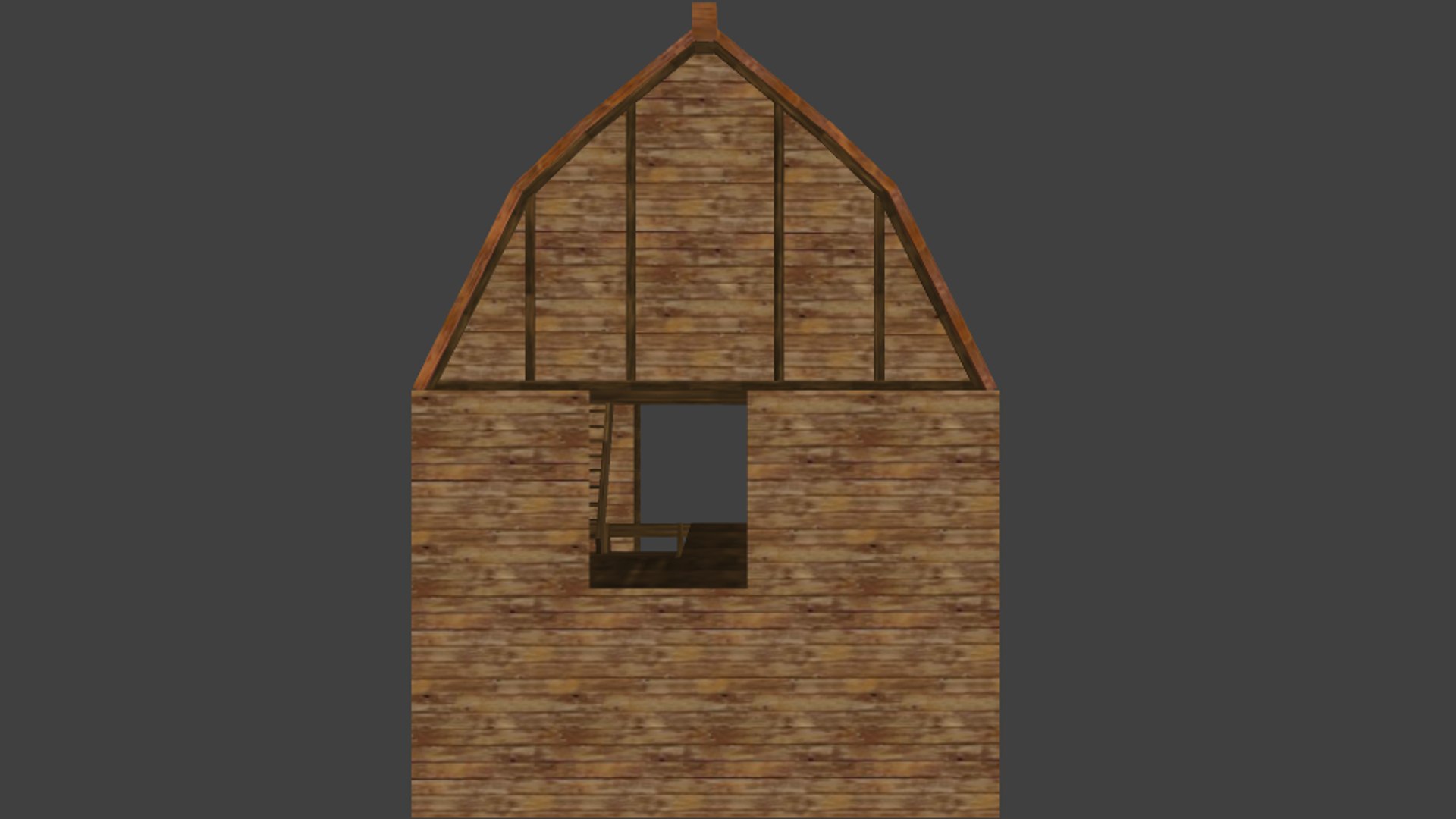simple barn 3d x