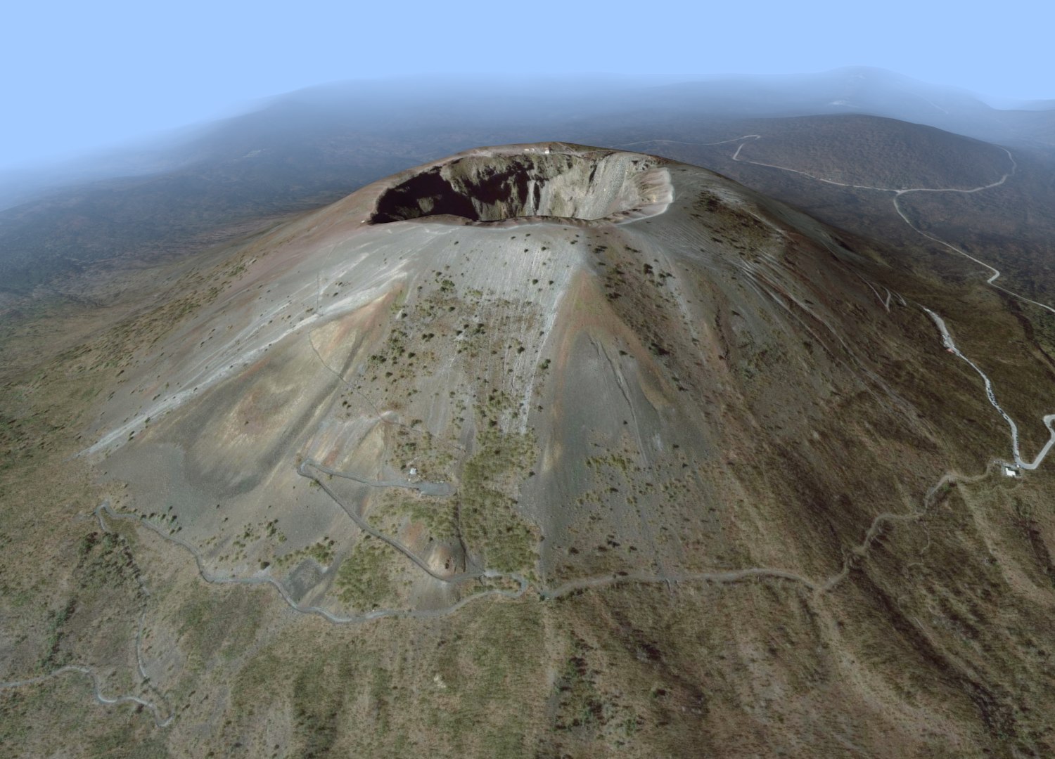 3D Model Volcanic Mount Vesuvius - TurboSquid 1516179