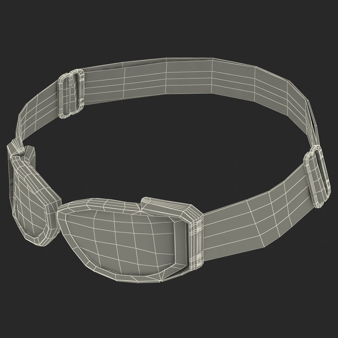 3d tactical goggle glasses model