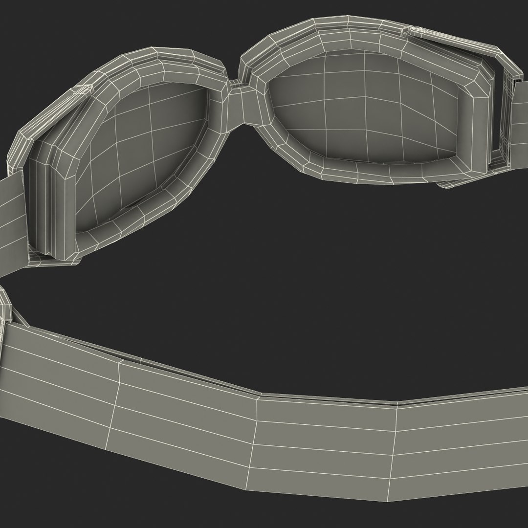 3d tactical goggle glasses model