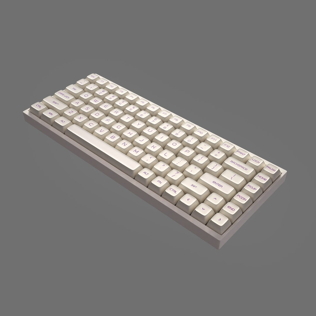 Mechanical Keyboard 3D Model - TurboSquid 1706478