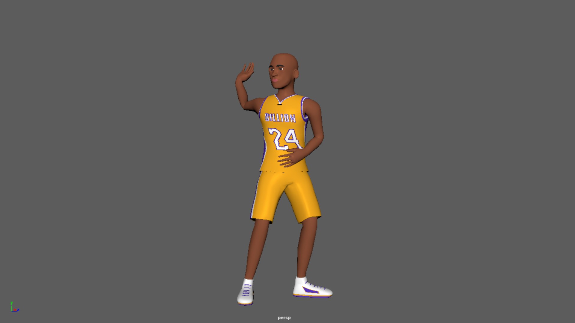 3D Model Basketball Side Pass Animation With Character - TurboSquid 1919038
