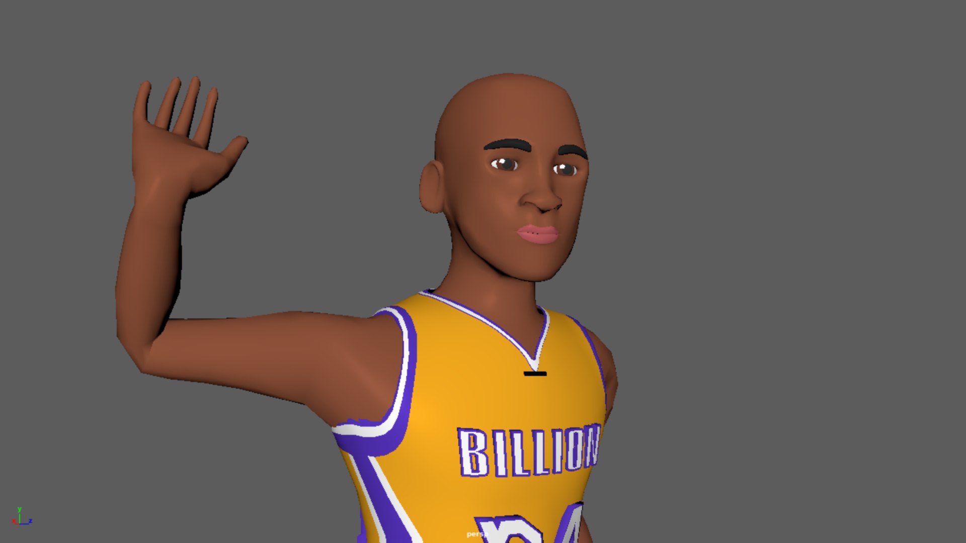 3D Model Basketball Side Pass Animation With Character - TurboSquid 1919038