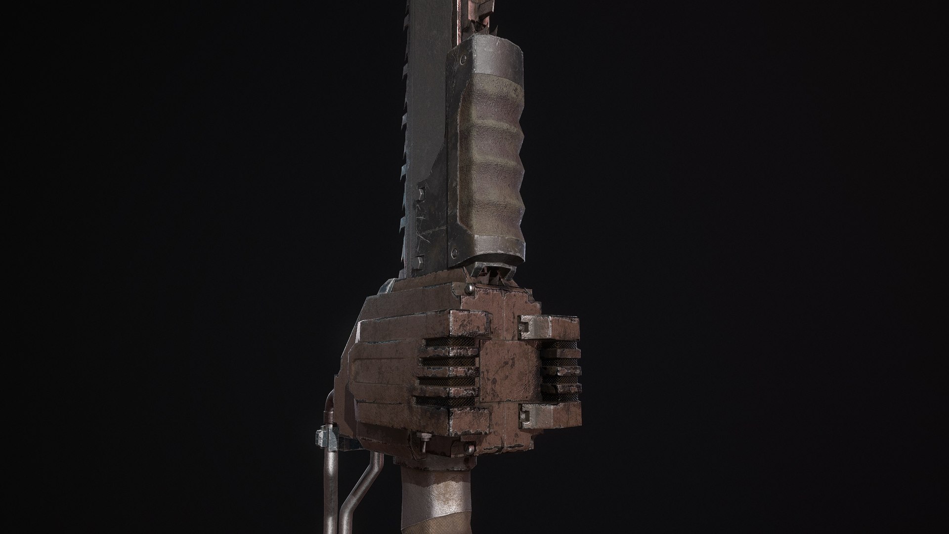 3D Model Chainsword Brutal Chain Sword - TurboSquid 1312759