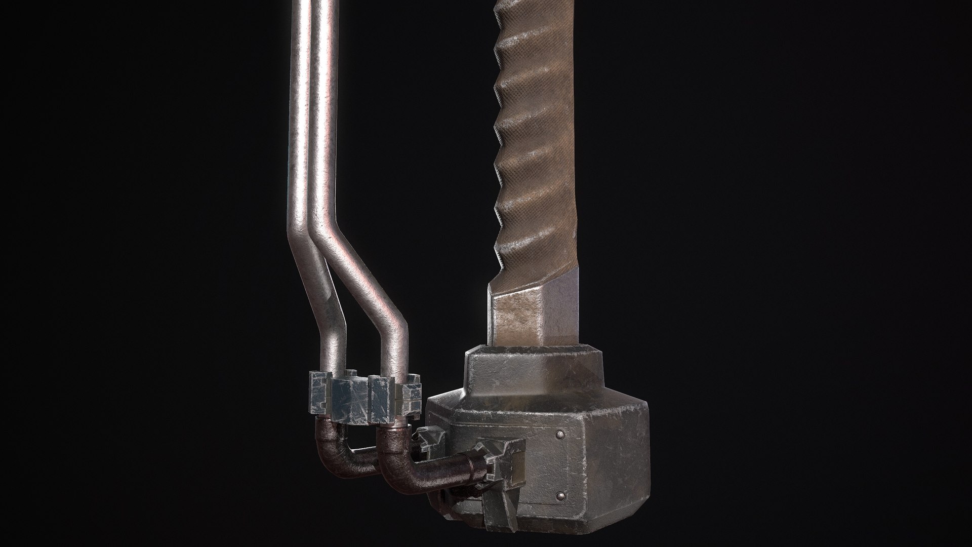 3D Model Chainsword Brutal Chain Sword - TurboSquid 1312759