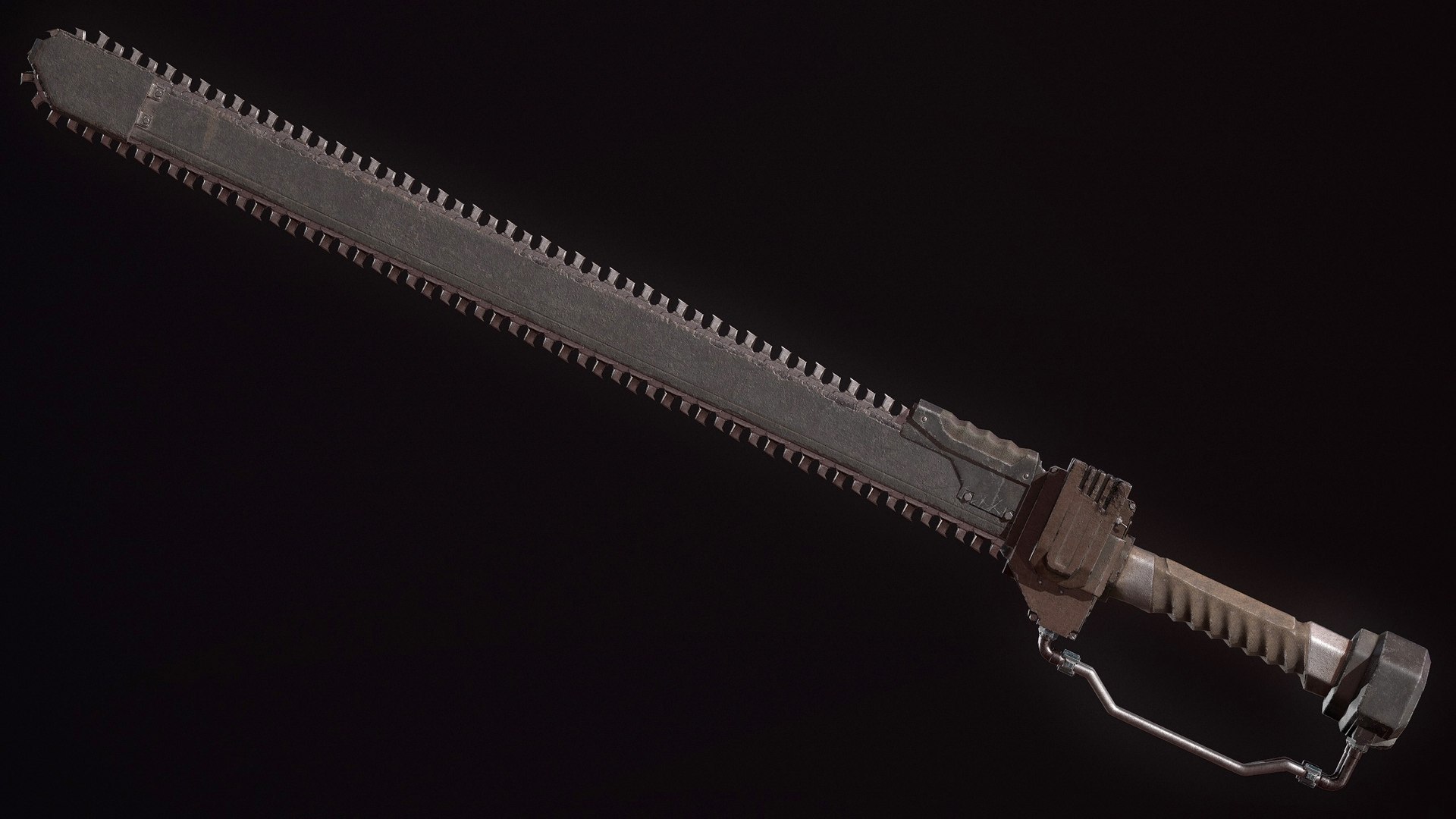 3D Model Chainsword Brutal Chain Sword - TurboSquid 1312759