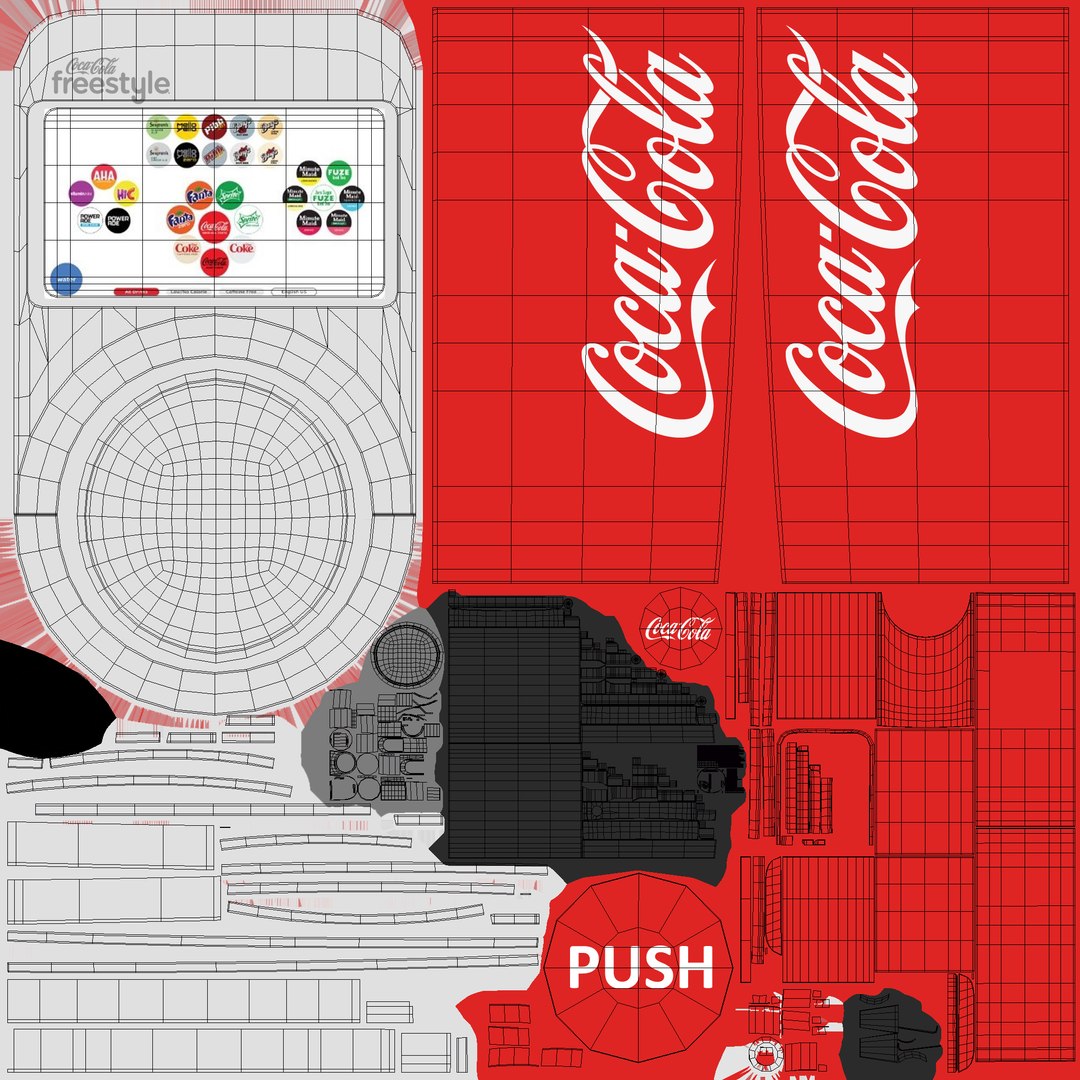 3D Model Detailed Soda Machine Dispenser - TurboSquid 2030366