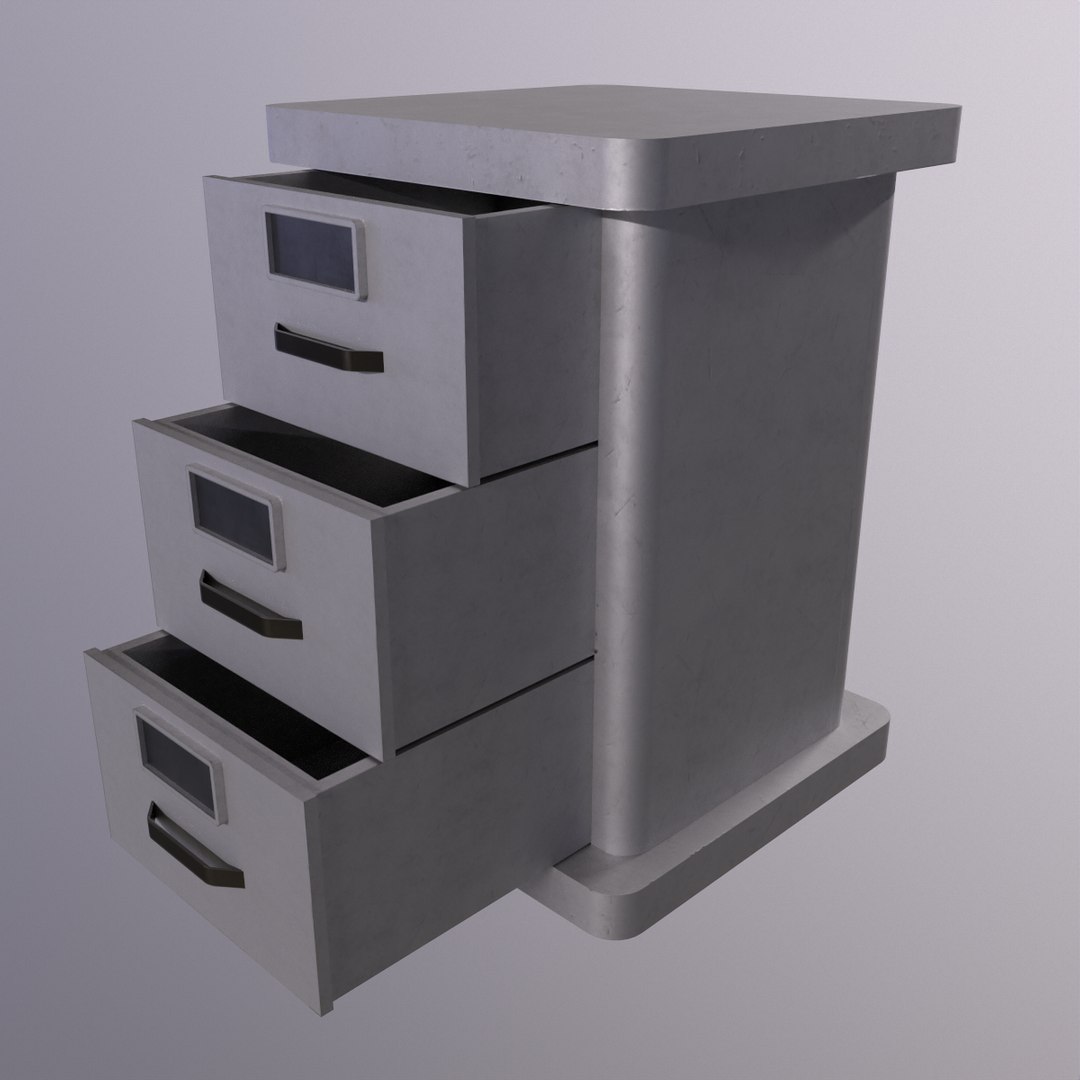 3D Cabinet - Game Ready - Low Poly PBR 3D Model model - TurboSquid 2182949