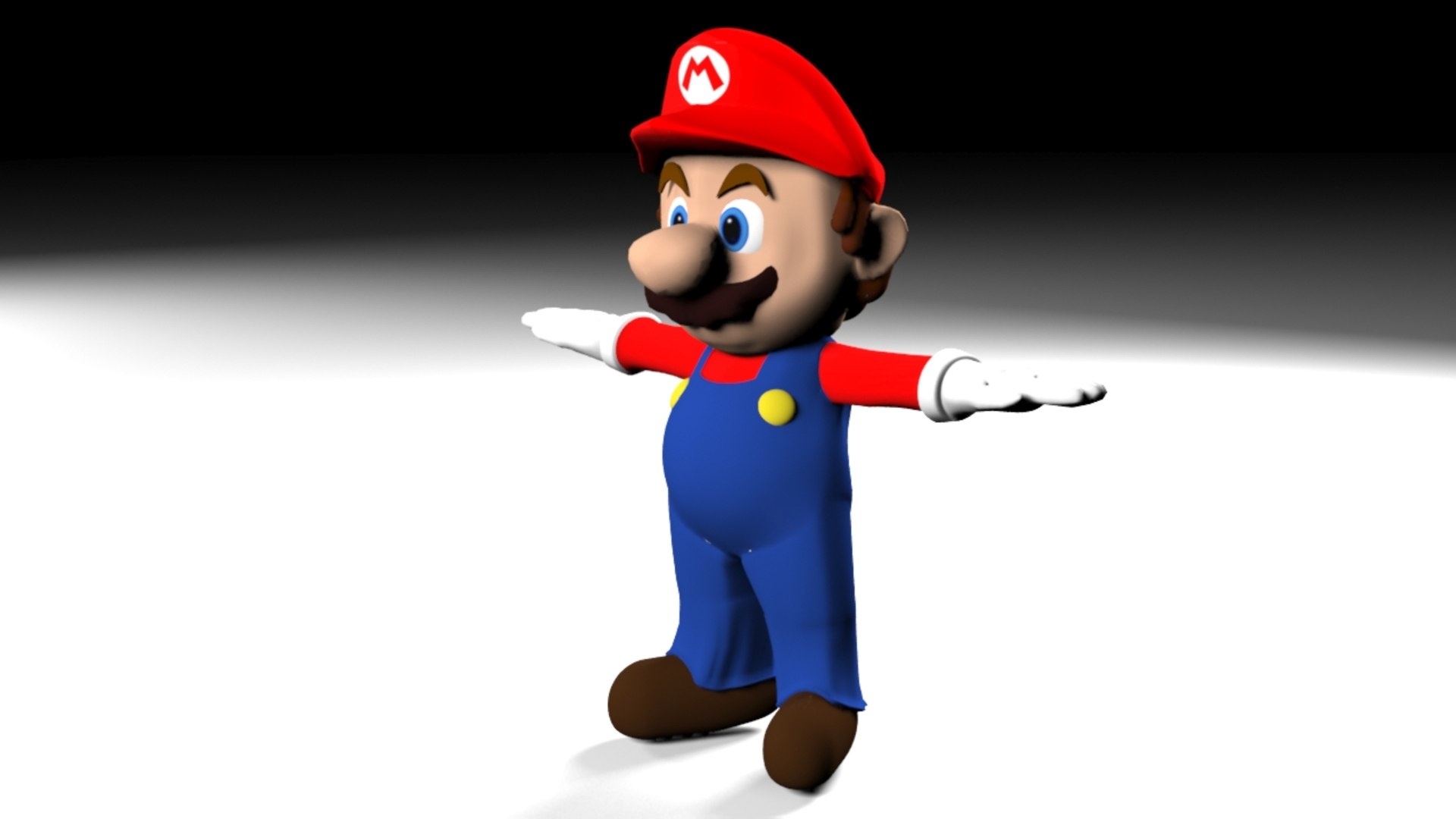 Free Obj Model Super Mario