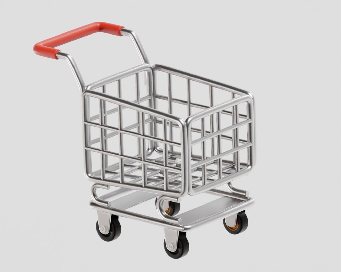 3D Model Shopping Cart - TurboSquid 2315989