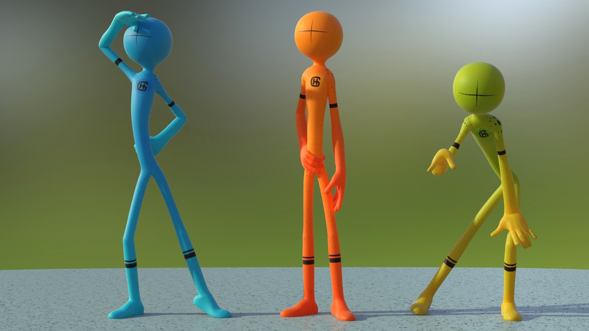 Rigged Low Poly Stylized Stickman 3D - TurboSquid 2080103
