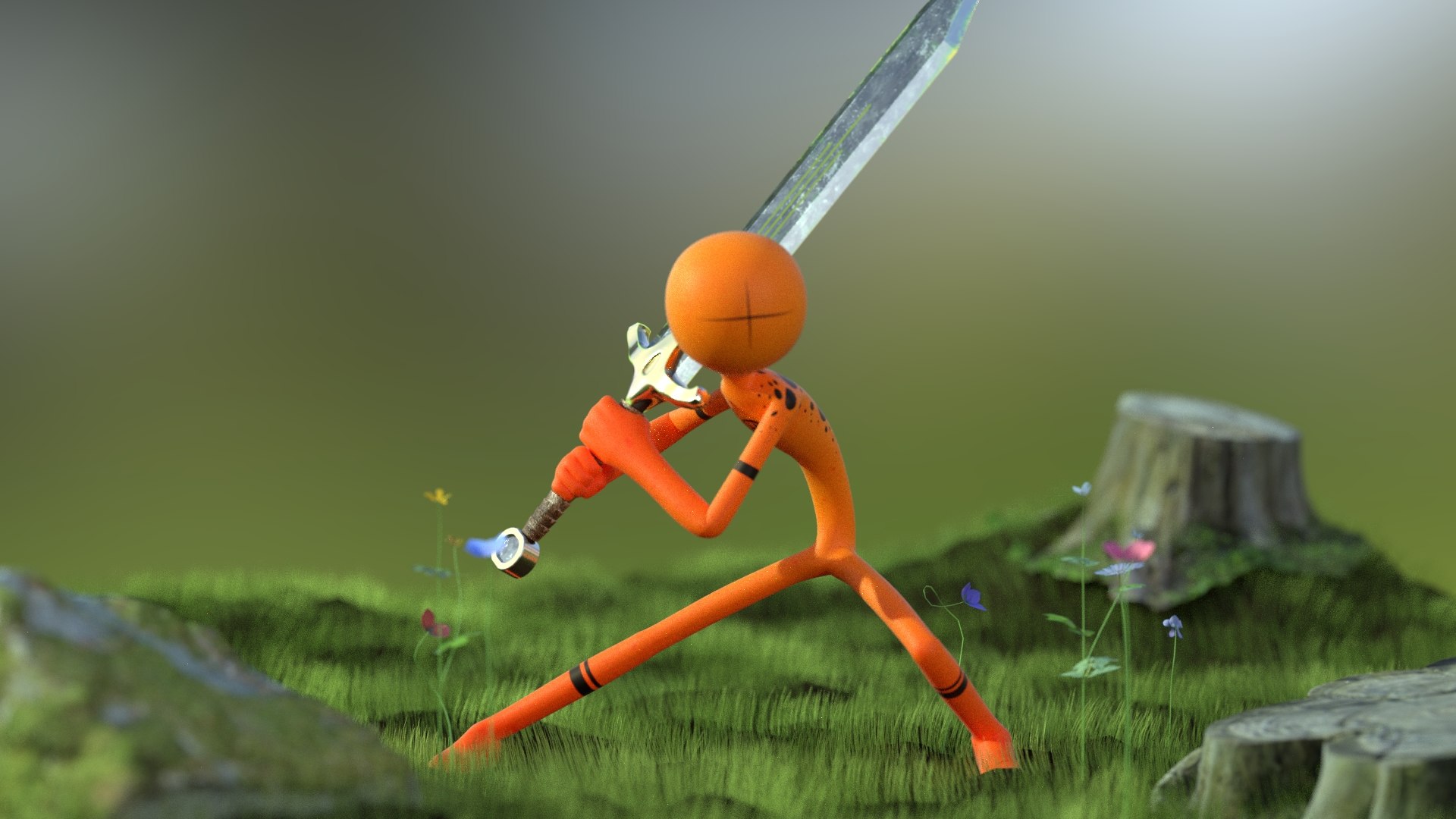 Rigged Low Poly Stylized Stickman 3D - TurboSquid 2080103