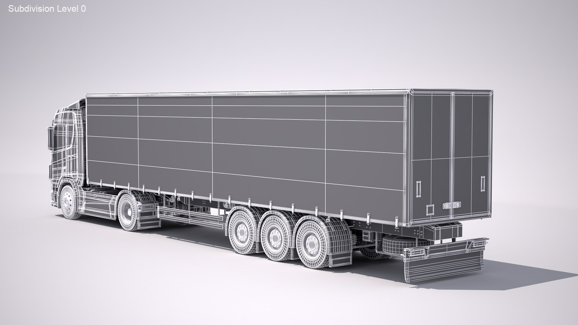 Generic Tautliner Semi Trailer 3D - TurboSquid 1476844